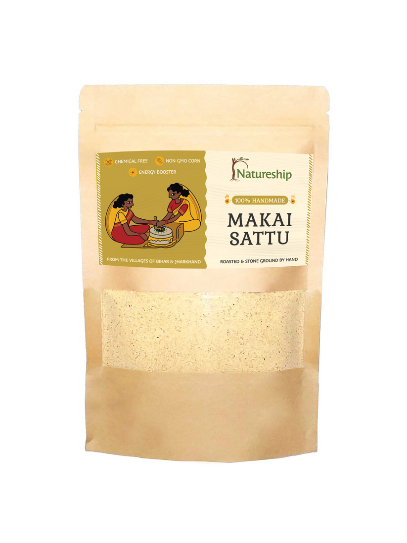 Makai/Corn Sattu – Handmade Superfood | Roasted & Stone-Ground by Hand ...